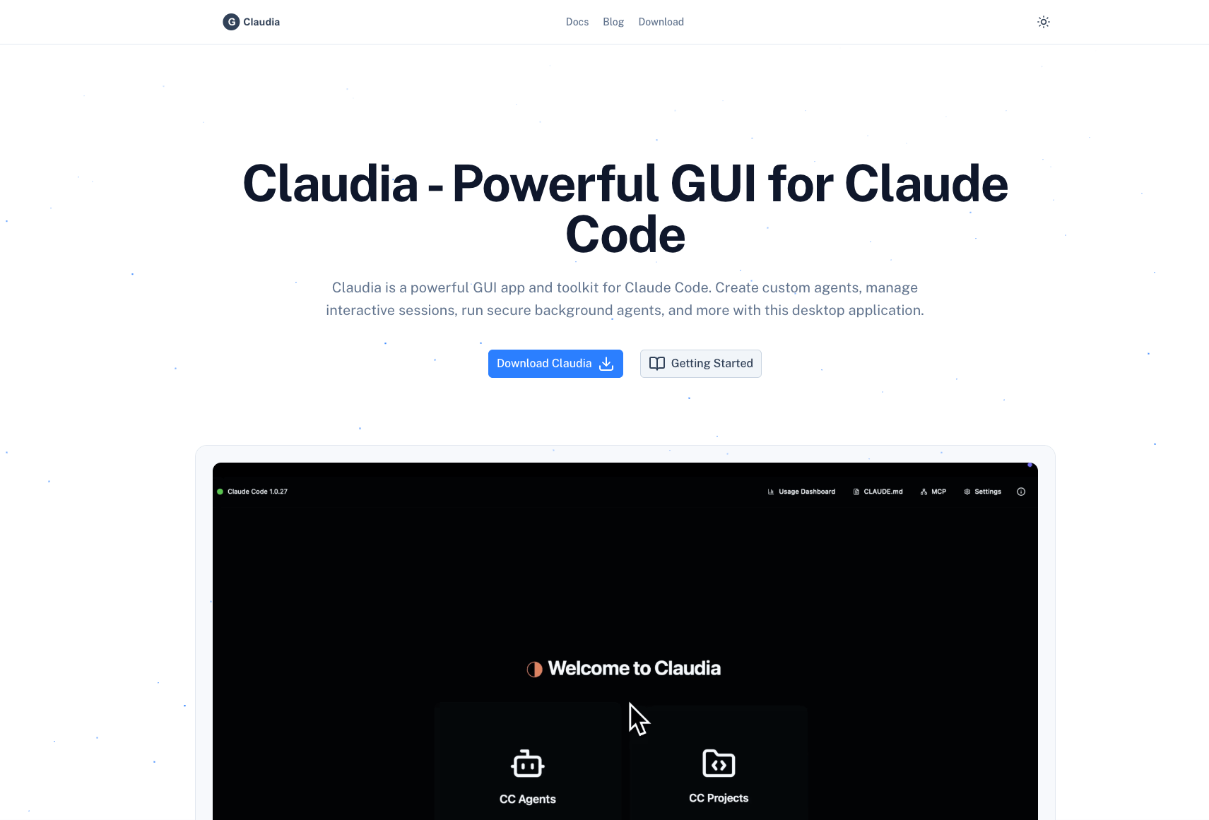 Claudia - Powerful GUI for Claude Code